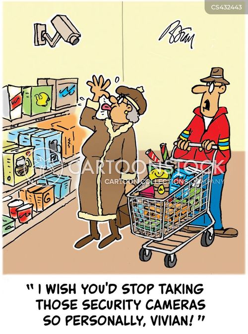 Security Cam Cartoons and Comics - funny pictures from CartoonStock