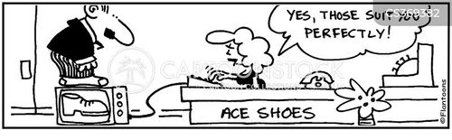 Shoe Shoes Cartoons and Comics - funny pictures from CartoonStock