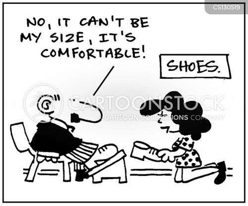 Shoe Shopping Dilemma Cartoons and Comics - funny pictures from ...