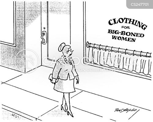 Big Boned Lady Cartoons and Comics - funny pictures from CartoonStock