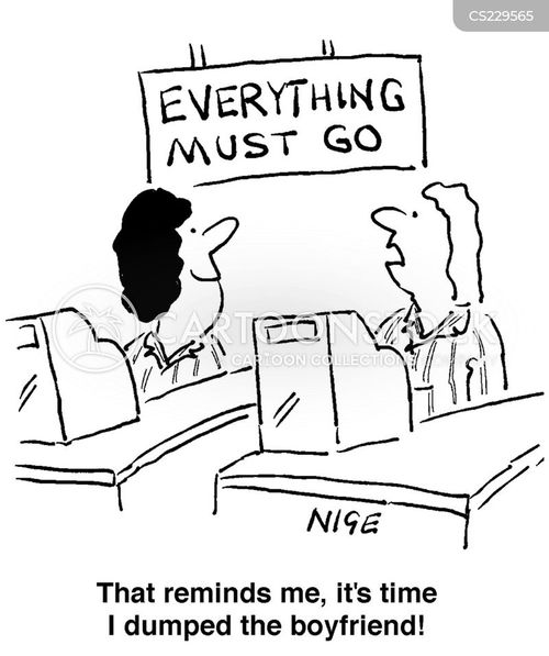 Everything Must Go Cartoons and Comics - funny pictures from CartoonStock