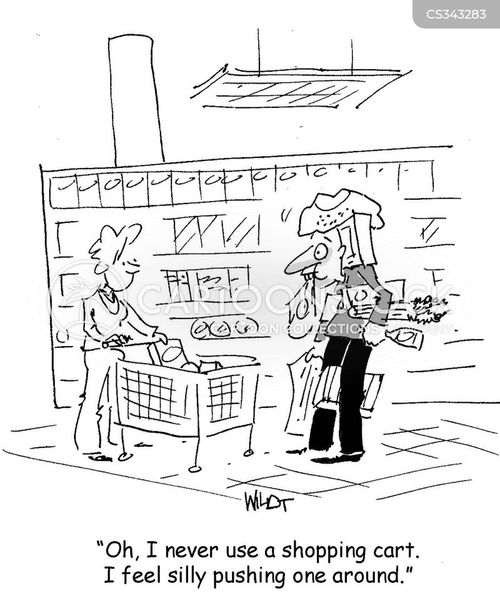 Shopping Cart Cartoons and Comics - funny pictures from CartoonStock