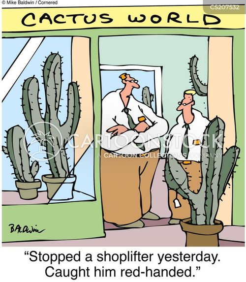 Shoplifting Cartoons and Comics - funny pictures from CartoonStock