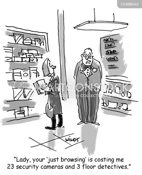 Shoplift Cartoons and Comics - funny pictures from CartoonStock