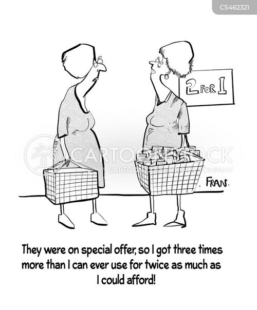 Buy One Get One Free Cartoons and Comics - funny pictures from CartoonStock