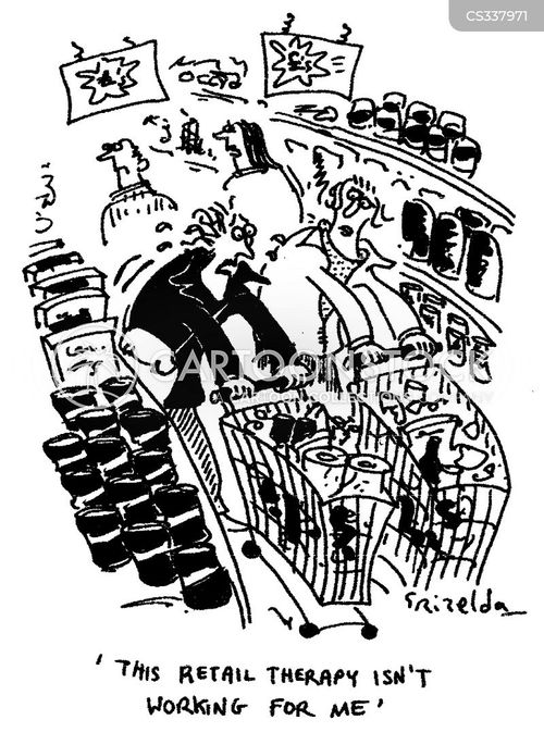 Retail Therapy Memes Cartoons and Comics - funny pictures from CartoonStock