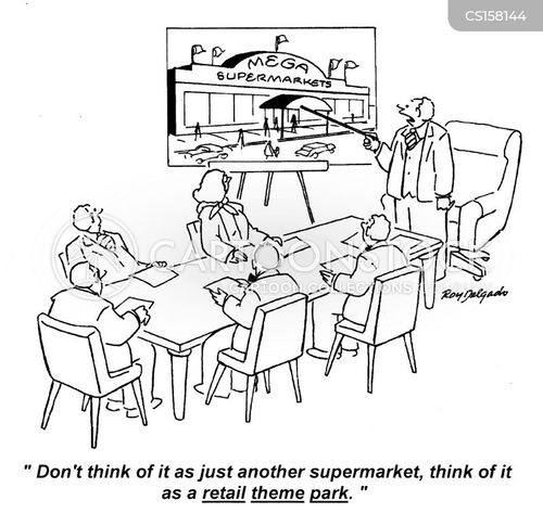 Retail Park Cartoons and Comics - funny pictures from CartoonStock