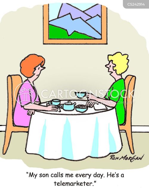 Telemarketer Cartoons and Comics - funny pictures from CartoonStock