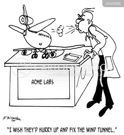 Wind Tunnel Cartoons and Comics - funny pictures from CartoonStock