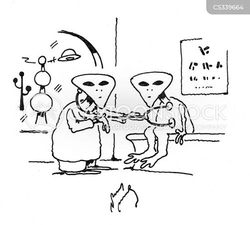Real-life Alien Cartoons and Comics - funny pictures from CartoonStock