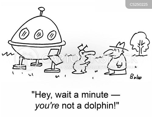 Mistaken For Alien Cartoons and Comics - funny pictures from CartoonStock