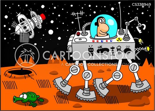 Space Rover Cartoons and Comics - funny pictures from CartoonStock