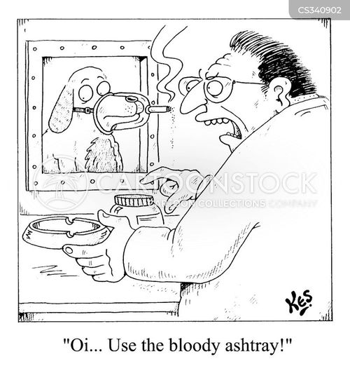 Ashtray Cartoons and Comics - funny pictures from CartoonStock