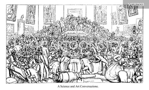 Art-science Debate Cartoons and Comics - funny pictures from CartoonStock