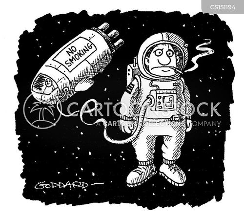 Astronaut Safety Cartoons and Comics - funny pictures from CartoonStock