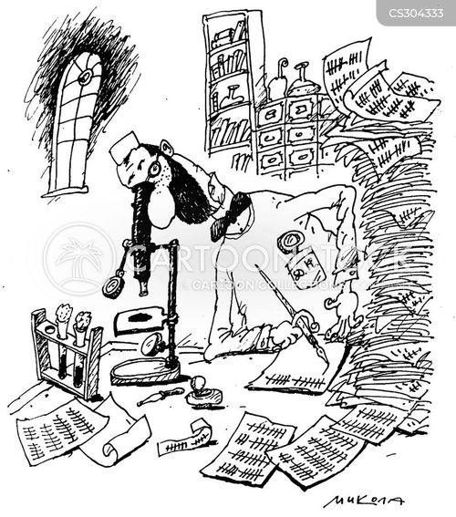 Microscope Cartoons and Comics - funny pictures from CartoonStock