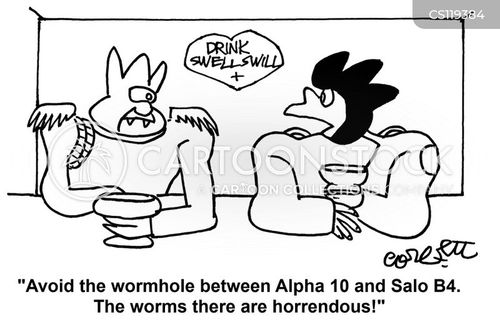 Wormhole Cartoons and Comics - funny pictures from CartoonStock