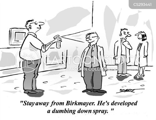 Dumbing Down Cartoons and Comics - funny pictures from CartoonStock