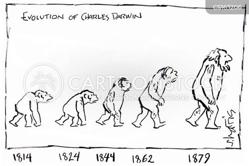 Sir Charles Darwin Cartoons and Comics - funny pictures from CartoonStock