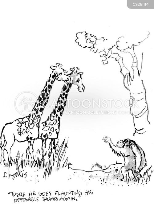 Opposable Thumb Cartoons and Comics - funny pictures from CartoonStock