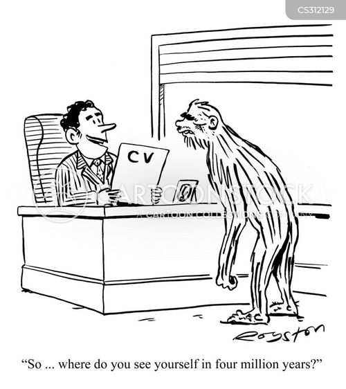 Ascent Of Man Cartoons and Comics - funny pictures from CartoonStock