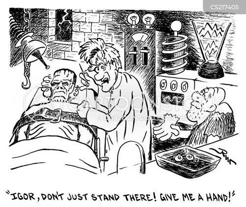 Frankenstein's Creature Cartoons and Comics - funny pictures from ...