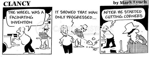 Easiest Route Cartoons and Comics - funny pictures from CartoonStock