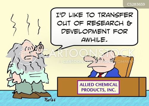 Self Reactive Chemical Cartoon