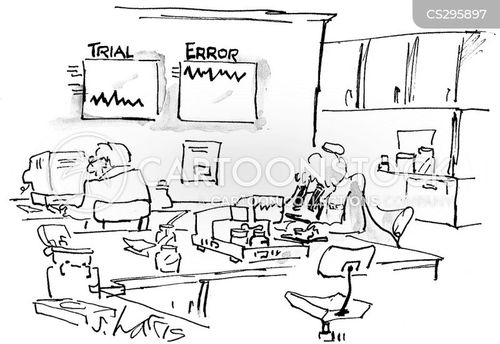 Trial And Error Cartoons and Comics - funny pictures from CartoonStock