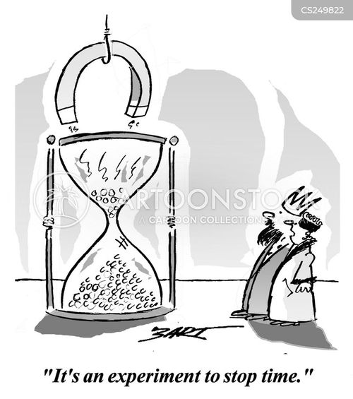 Temporal Experiment Cartoons and Comics - funny pictures from CartoonStock