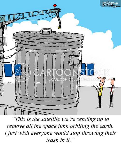 Space Junk Cartoons and Comics - funny pictures from CartoonStock