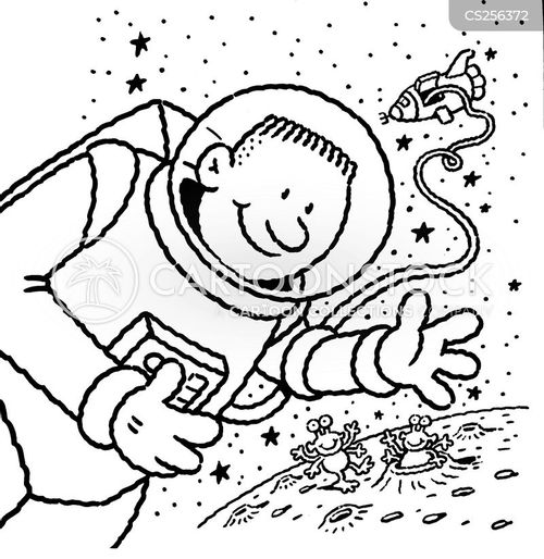 Spaceman Cartoons and Comics - funny pictures from CartoonStock