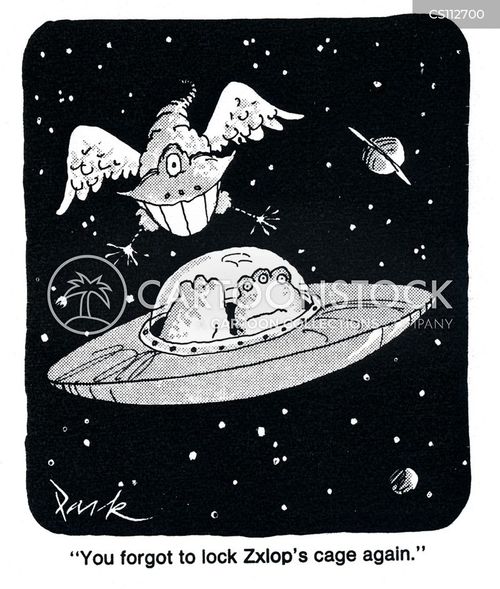 Alien Pets Cartoons and Comics - funny pictures from CartoonStock