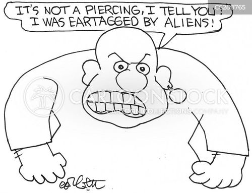 Ear Piercing Cartoons and Comics - funny pictures from CartoonStock