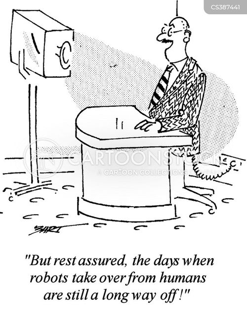 Robots Vs Humans Cartoons and Comics - funny pictures from CartoonStock