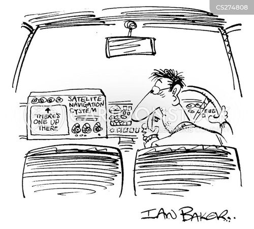 Chariot Nav System Cartoons and Comics - funny pictures from CartoonStock