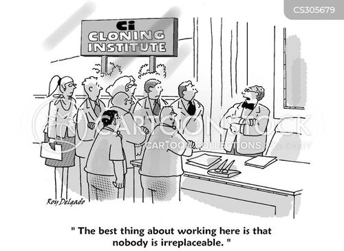 Irreplaceable Cartoons and Comics - funny pictures from CartoonStock