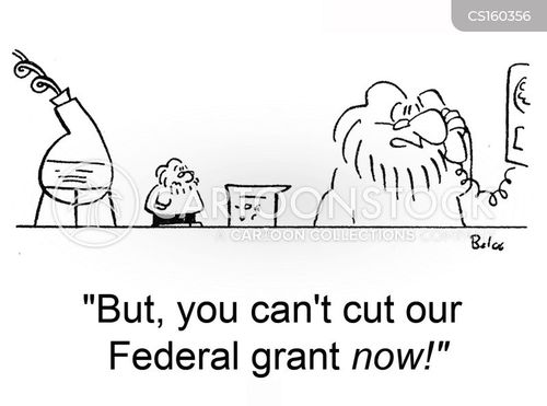 Federal Grants Cartoons and Comics - funny pictures from CartoonStock