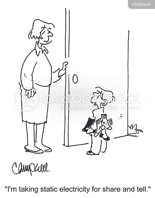 Static Electricities Cartoons and Comics - funny pictures from CartoonStock