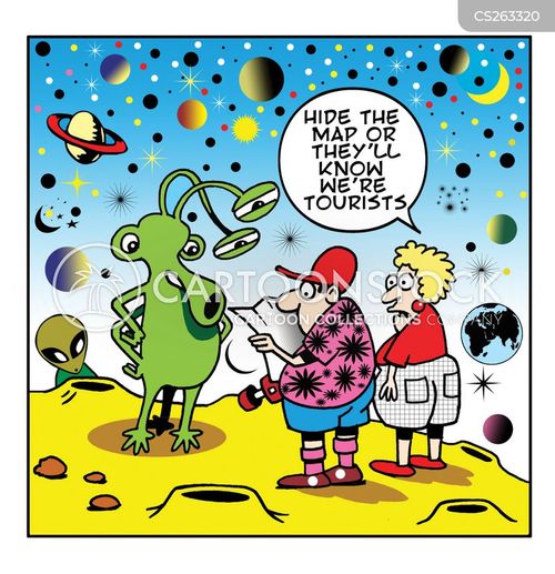 Space Tourist Cartoons and Comics - funny pictures from CartoonStock