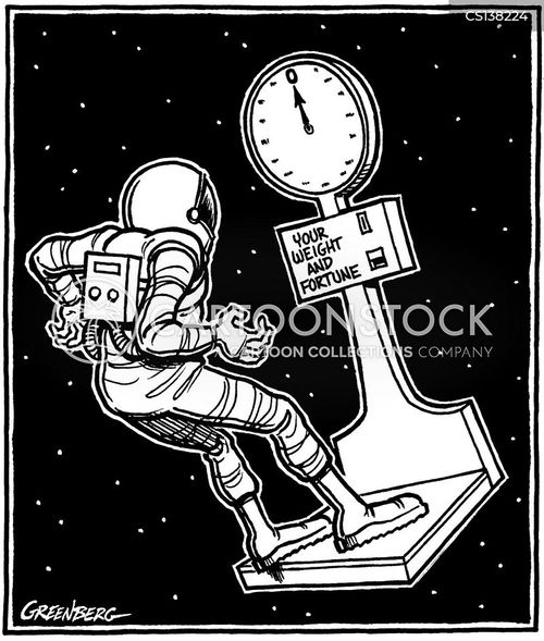 Weightlessness Cartoons and Comics - funny pictures from CartoonStock