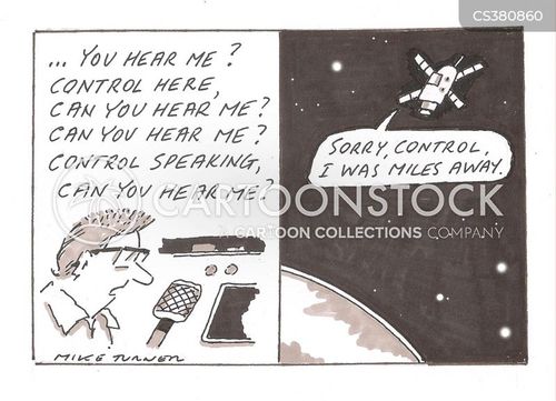 Space Control Cartoons and Comics - funny pictures from CartoonStock