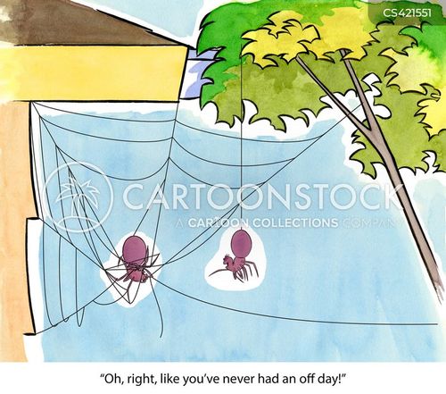 Cobweb Cartoons and Comics - funny pictures from CartoonStock