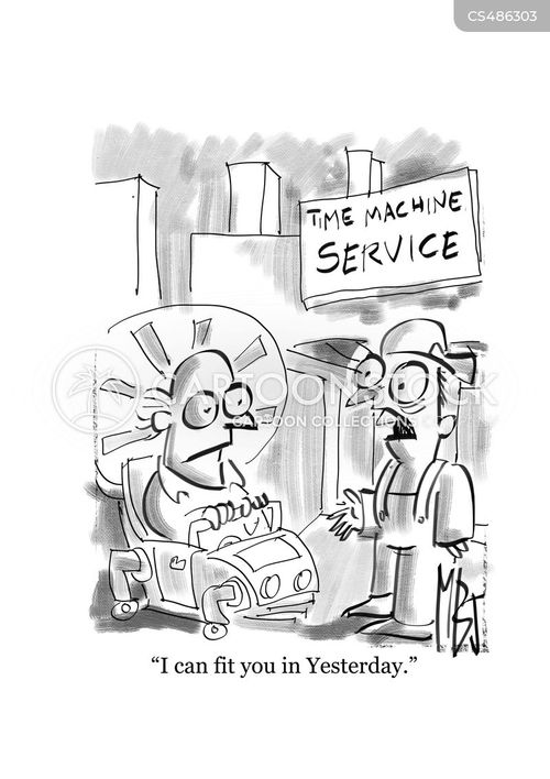 Travelling In Time Cartoons and Comics - funny pictures from CartoonStock