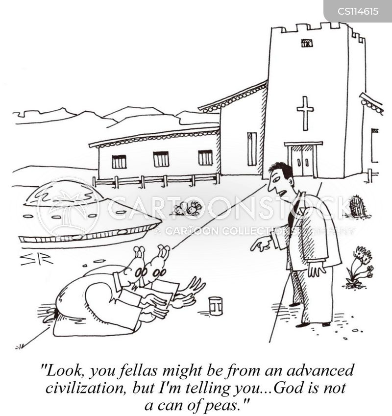 First Encounter Cartoons and Comics - funny pictures from CartoonStock