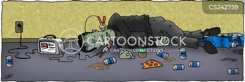 Passed Out Cartoons and Comics - funny pictures from CartoonStock