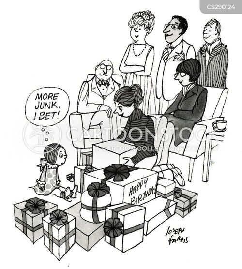 Thoughtless Gift Cartoons and Comics - funny pictures from CartoonStock