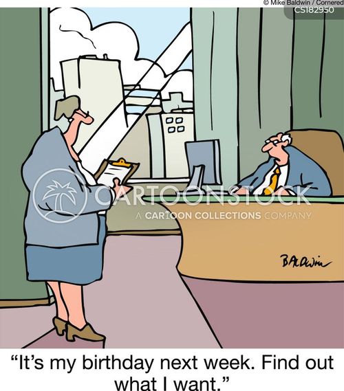 Happy Birthday Work Cartoons