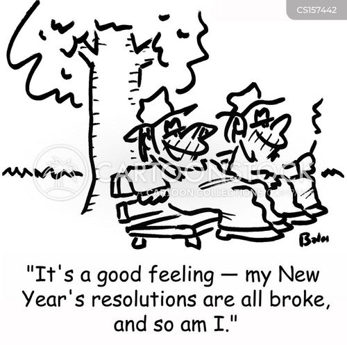No Resolutions Cartoons and Comics - funny pictures from CartoonStock