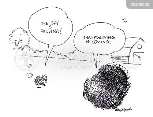Sky Is Falling Cartoons and Comics - funny pictures from CartoonStock